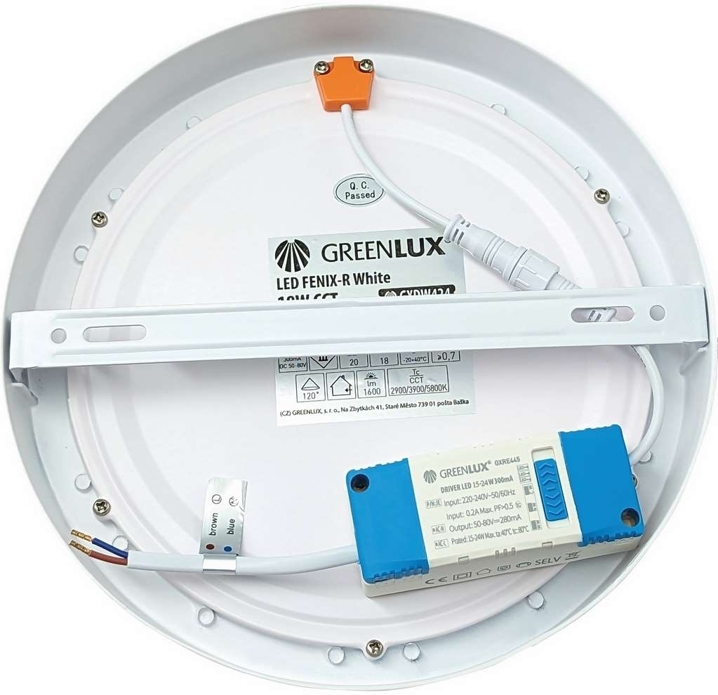 GXDW424 LED FENIX-R White 18W CCT 1600/2420lm - Přisazené LED svítidlo typu downlight | obchod ...
